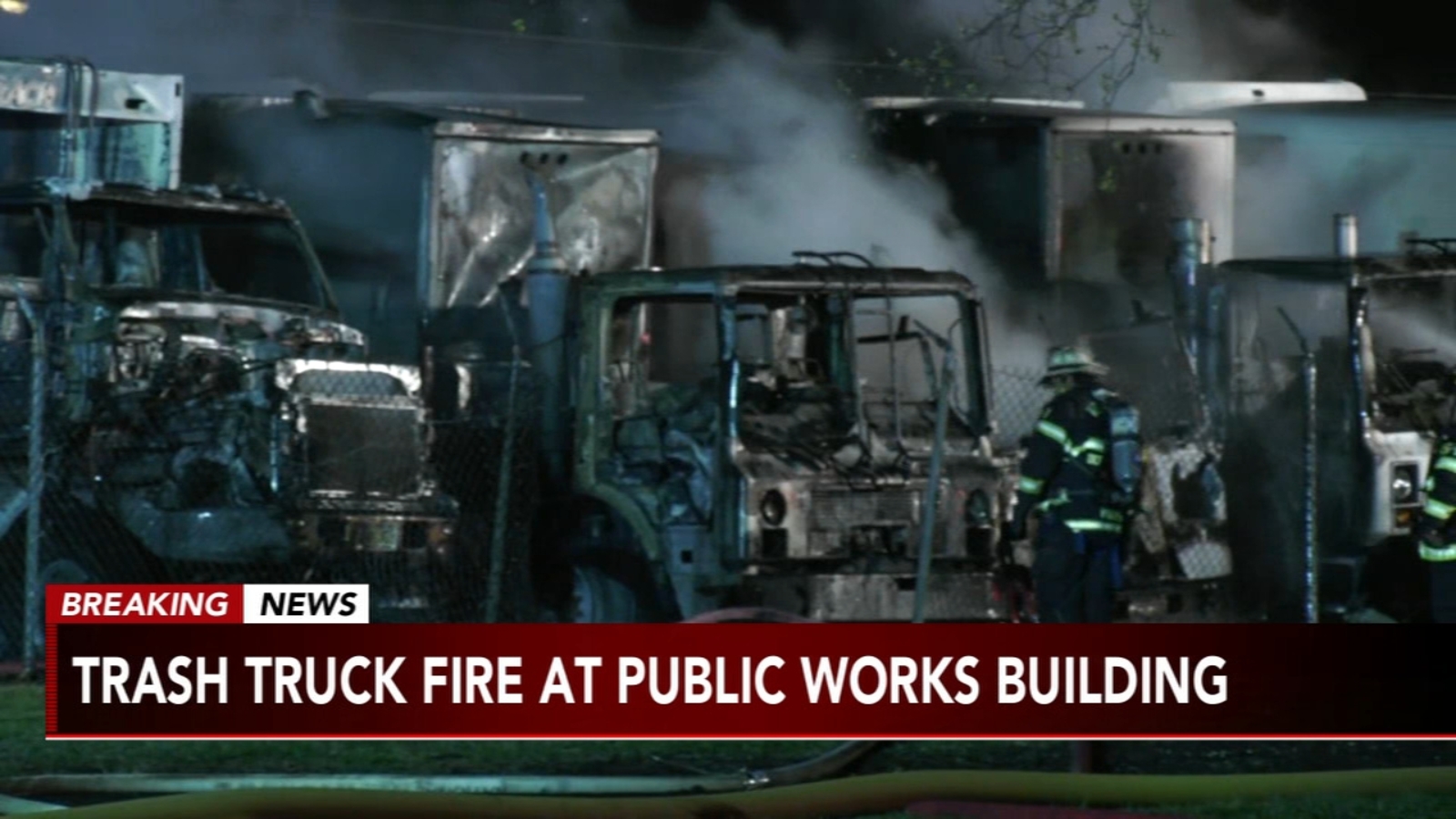 5 trash trucks catch fire in Gloucester County - 6abc Philadelphia