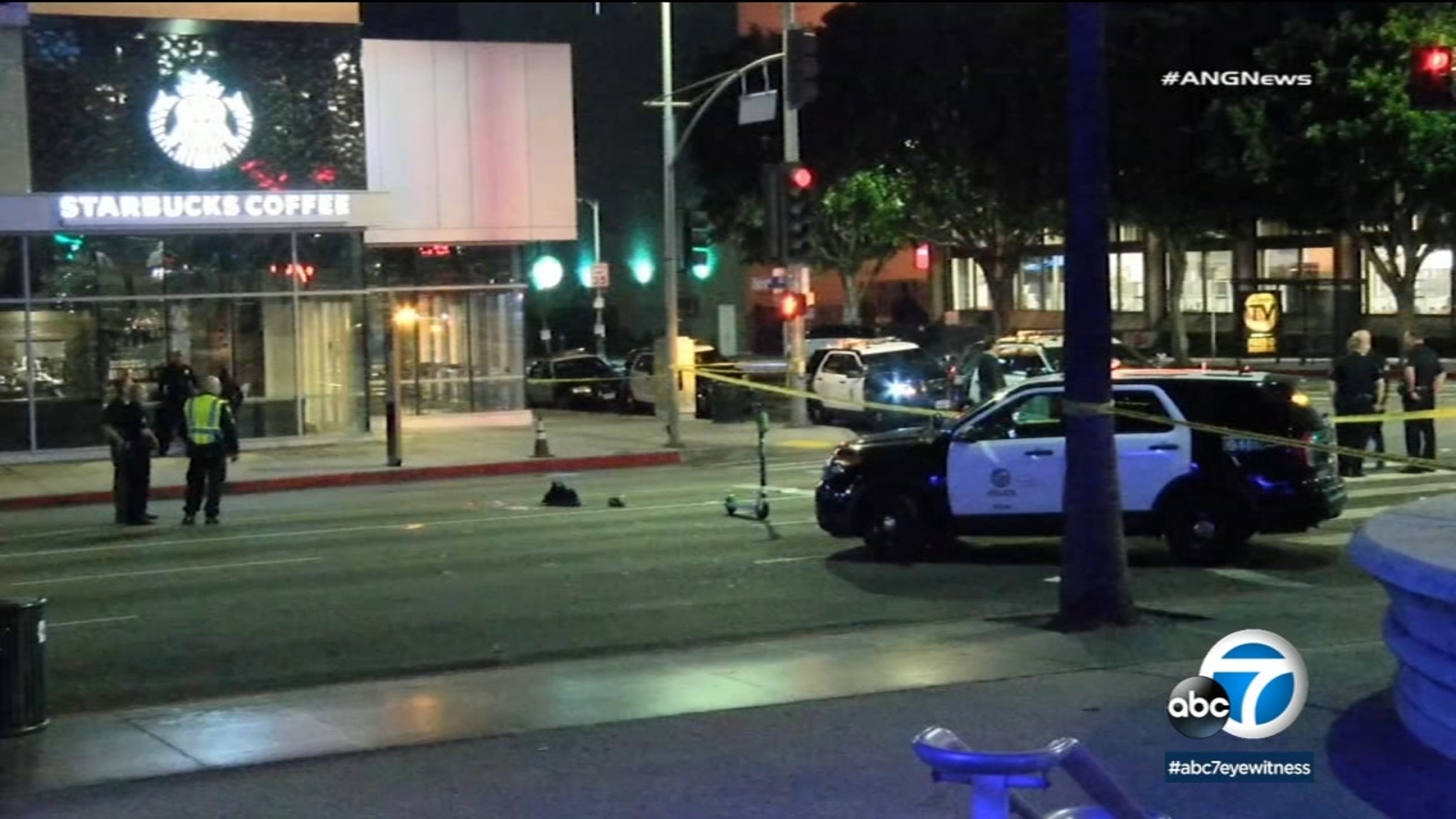 Hollywood hit-and-run: Suspect chased down by police officer after ...