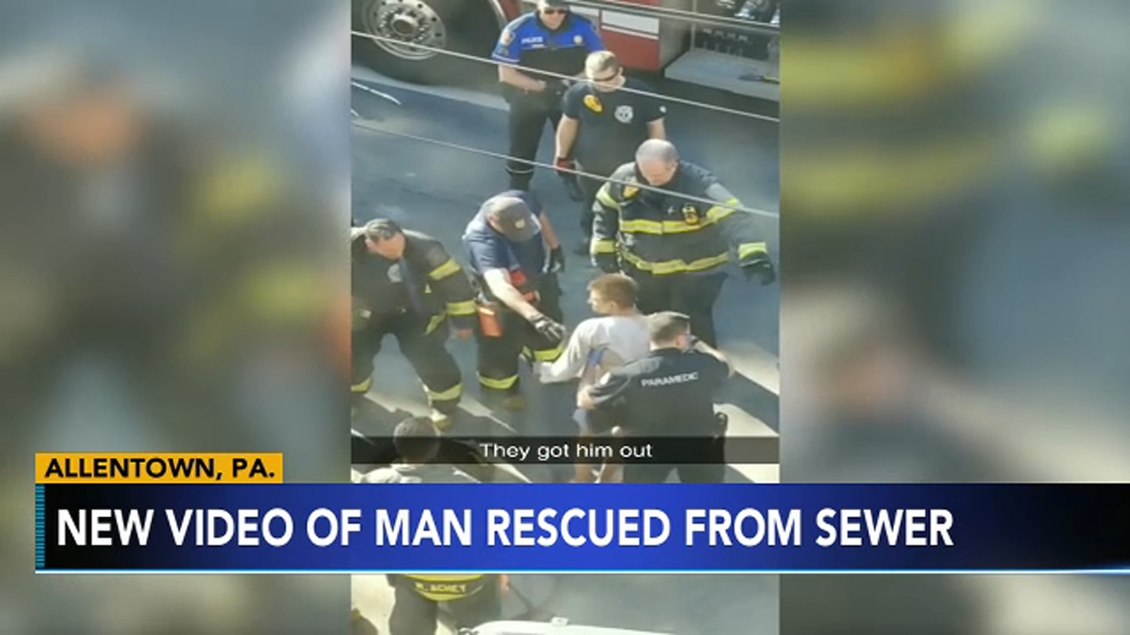 Man rescued from Allentown sewer after spending days underground ...