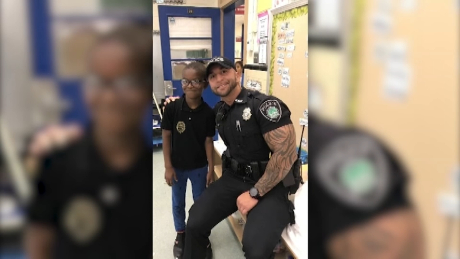 Act of Kindness: Officer thanks boy who gave him Easter dinner - ABC11 ...