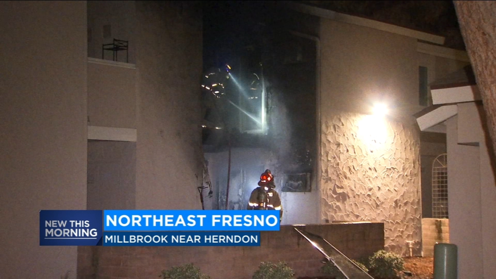 Three people taken to hospital after apartment fire in Northeast Fresno - ABC30 Fresno