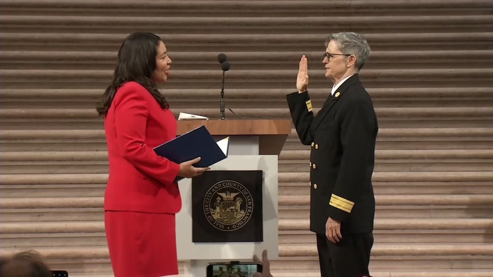 City of Firsts: San Francisco swears in first LGBT Fire Chief - ABC7 ...