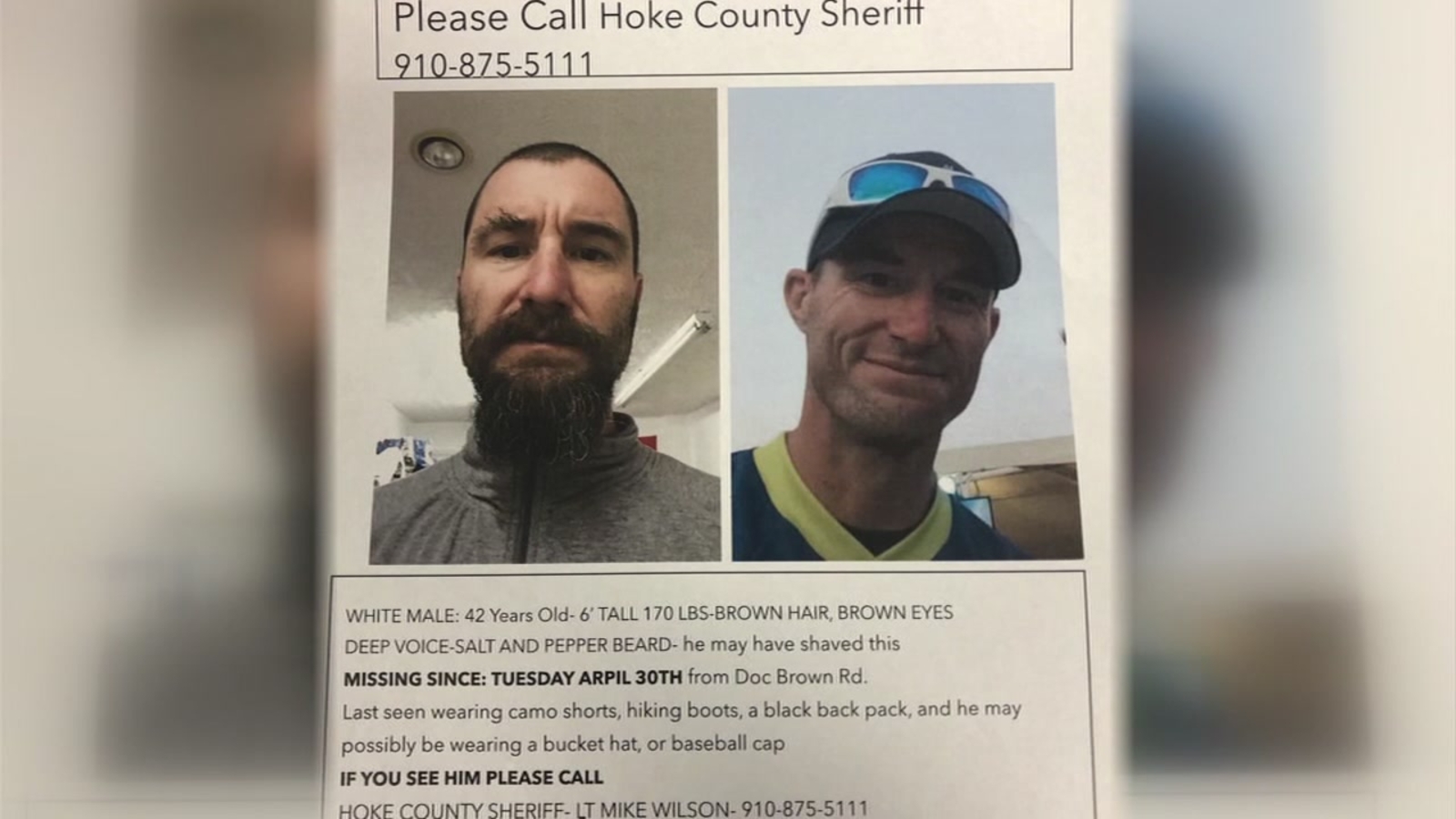 Missing man last seen walking home from Raeford outdoor skydiving ...