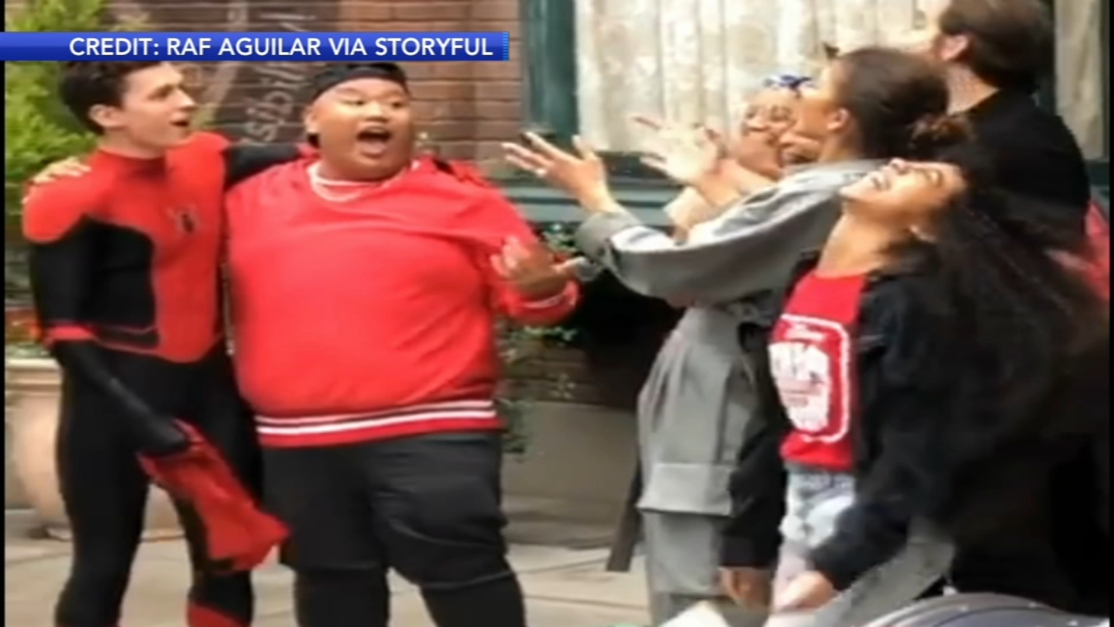 "Spider-Man" Tom Holland surprises Disneyland guests - 6abc Philadelphia