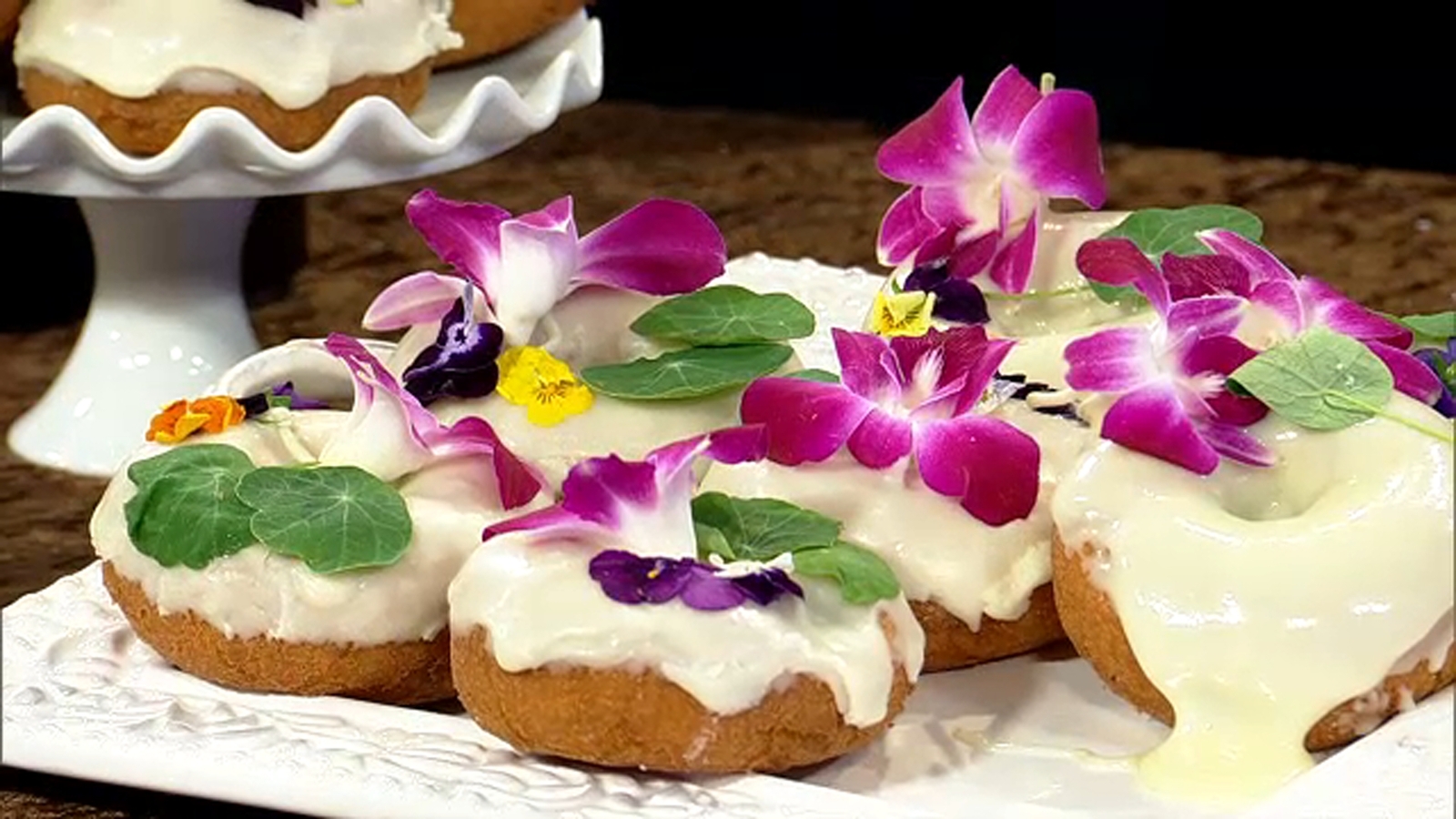 Stan's Coffee & Donuts creates edible flower donuts for Mother's Day ...