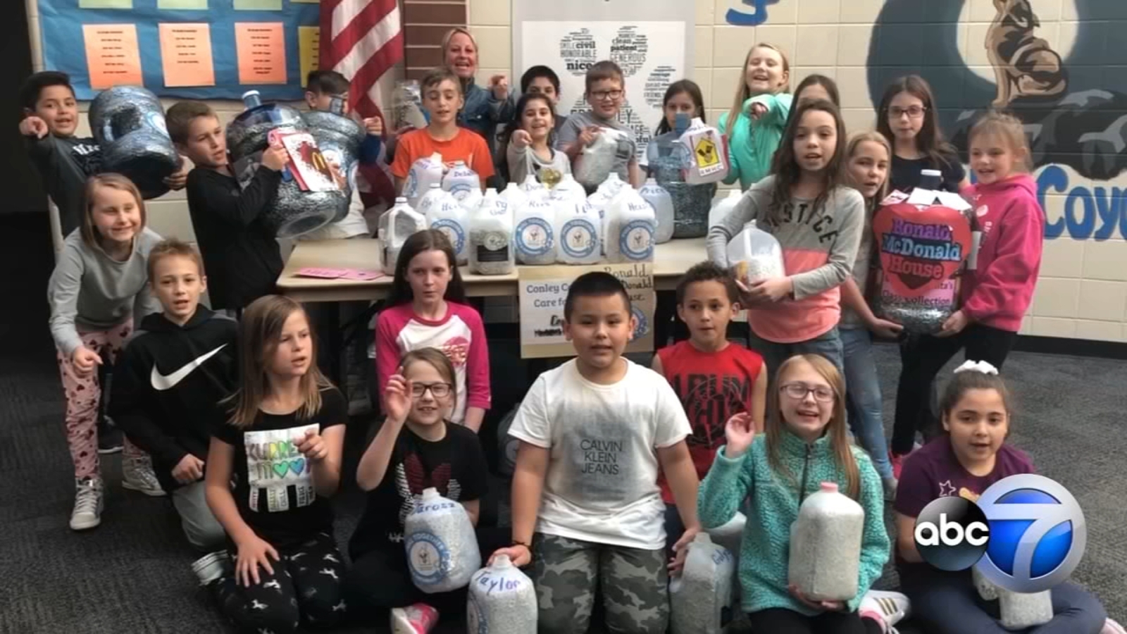 Conley Elementary students collecting 1 million pop tabs for Ronald ...