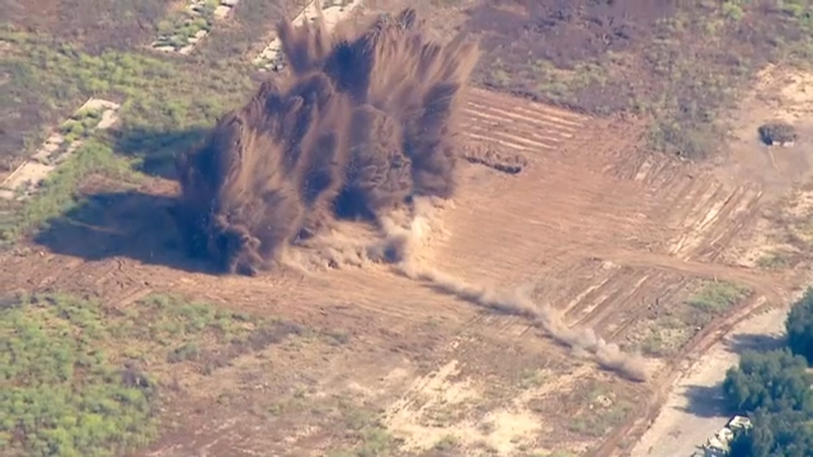 WATCH: Ordnance on F-16 jet detonated in Riverside - ABC7 Los Angeles
