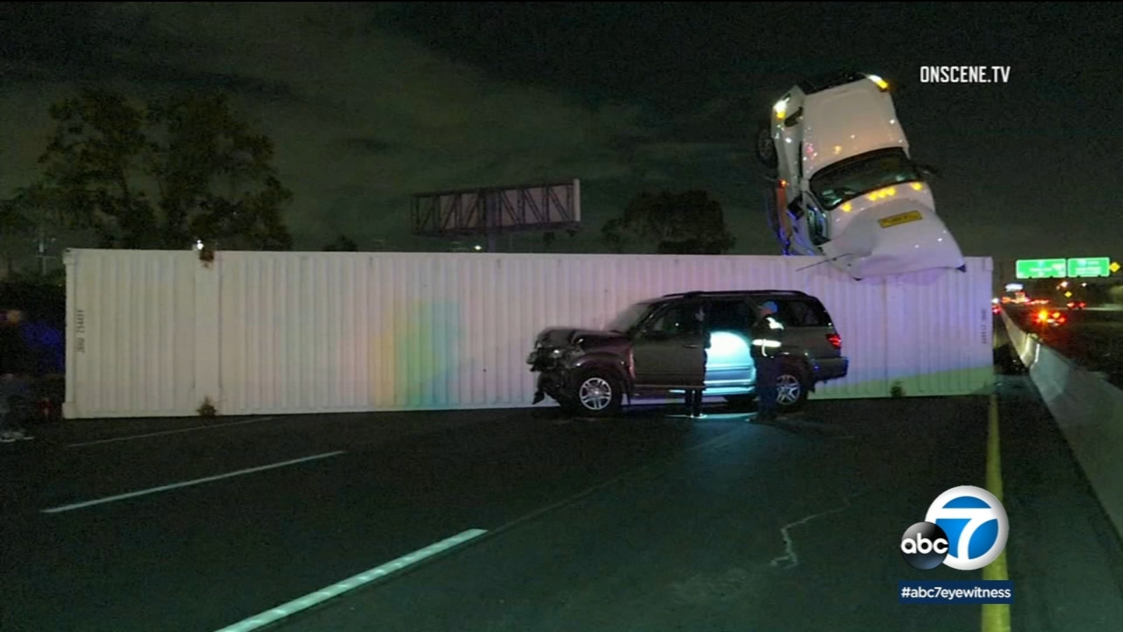 East L.A. big rig crash: Lanes reopen after major wreck - ABC7 Los Angeles