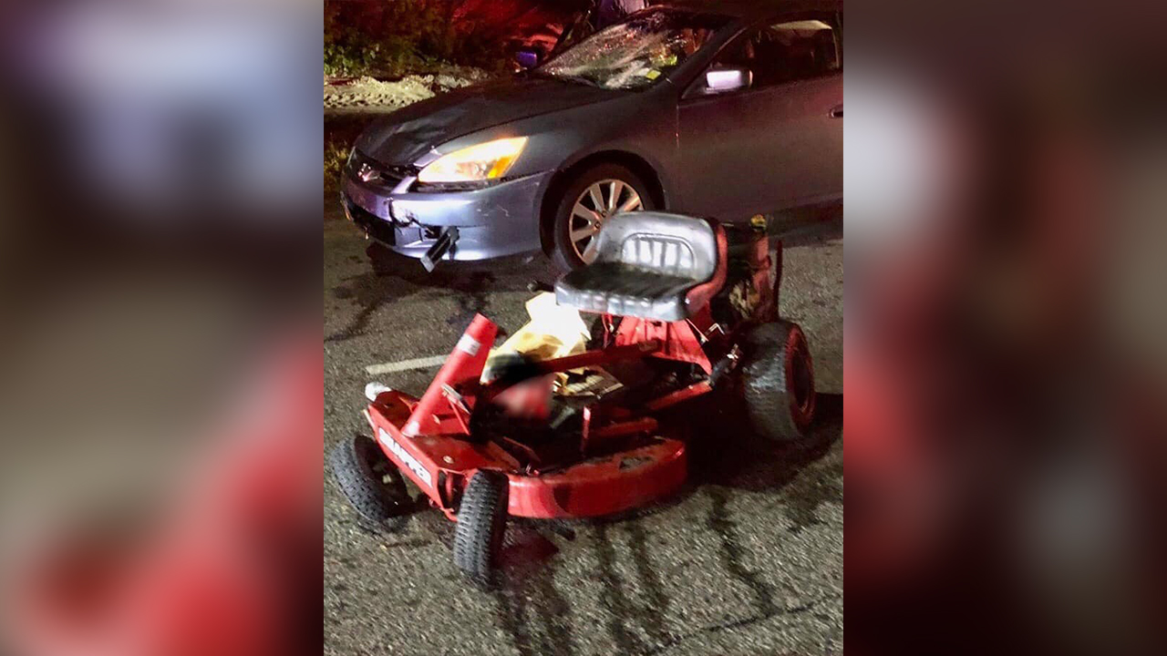 Lawn Mower Crash