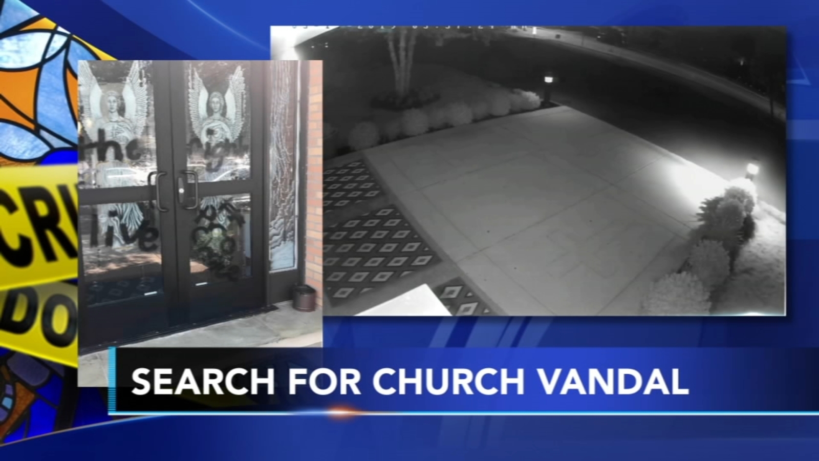 Delaware County church vandalized with pro-choice graffiti - 6abc ...