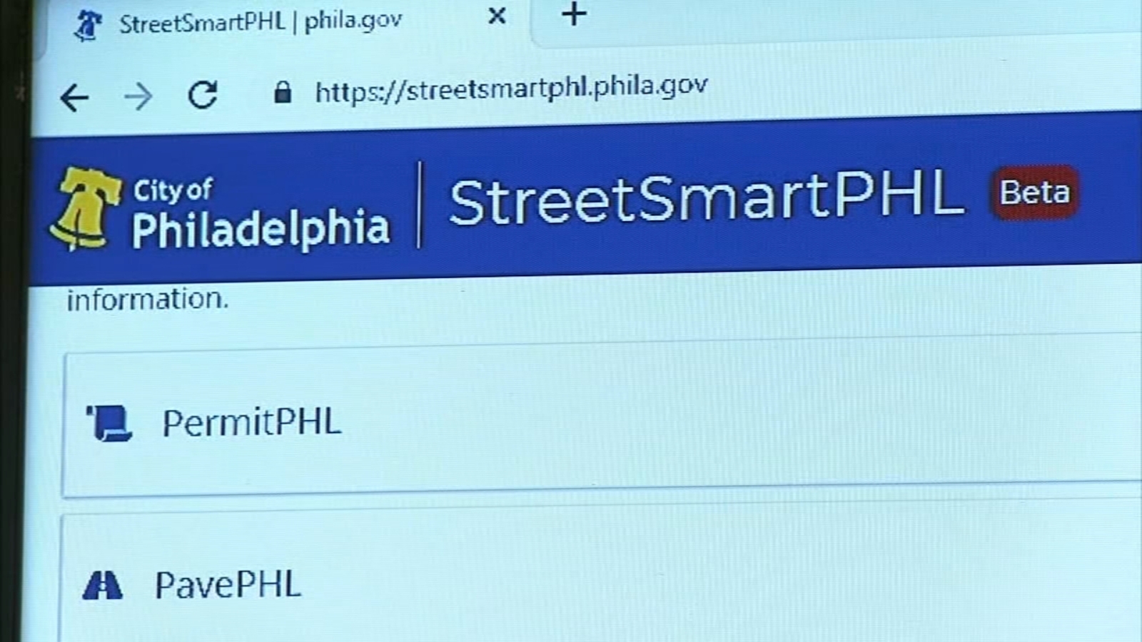 Philadelphia rolls out new interactive online paving map - 6abc ...