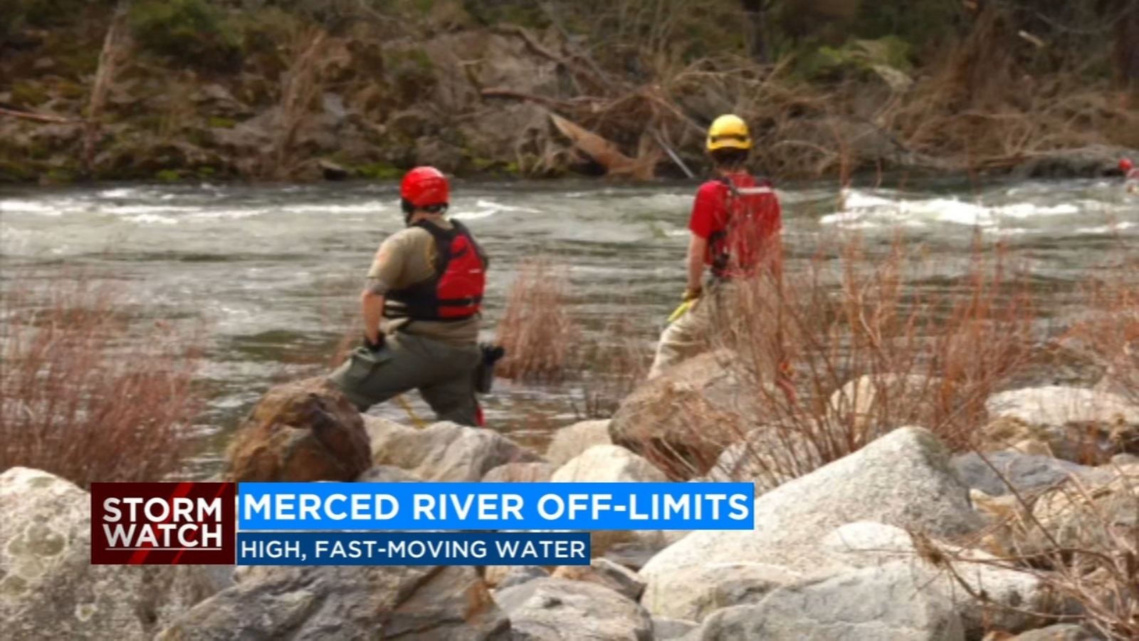 Authorities warning people not to go into Merced River due to dangerous ...