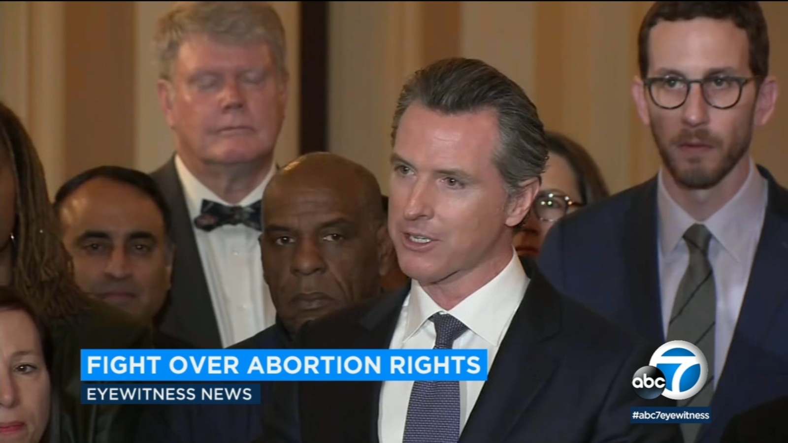 Gov. Gavin Newsom reminds women of reproductive rights in California ...