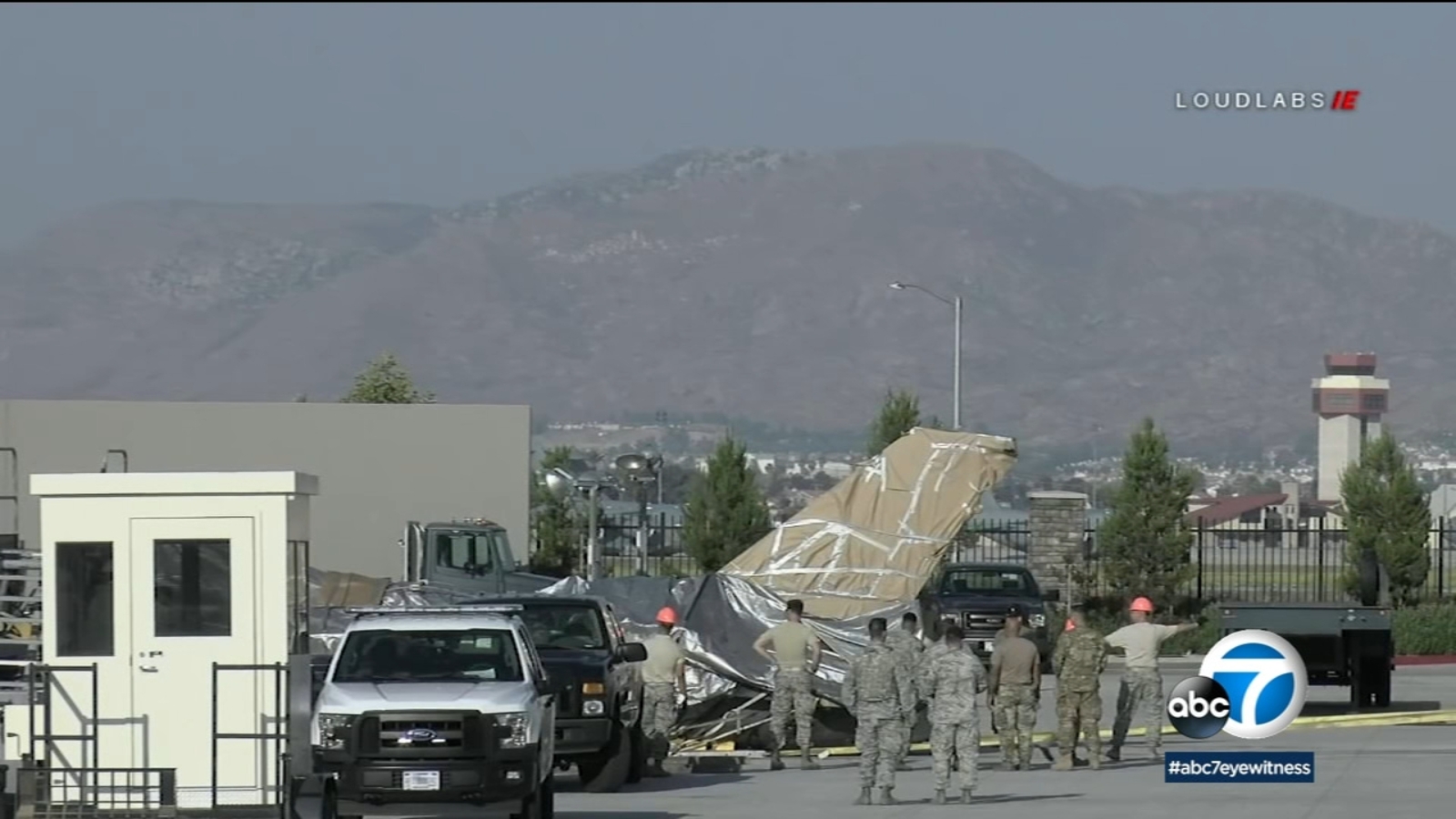F-16 plane crash: Wreckage removed from Riverside County building ...