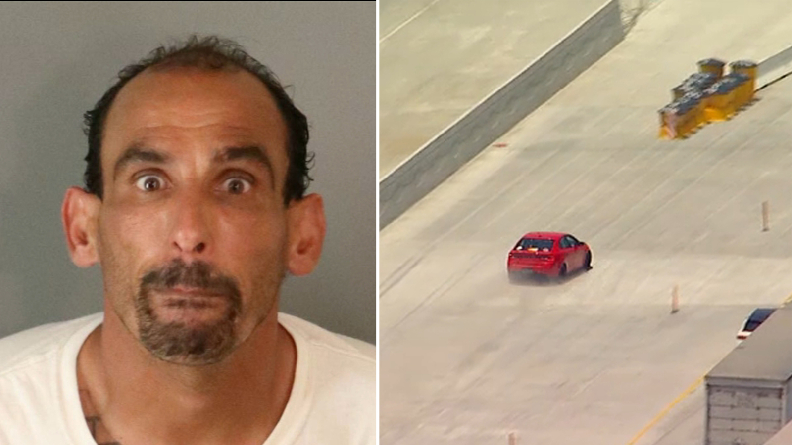 Domestic Violence Suspect Taken Into Custody After High Speed Chase