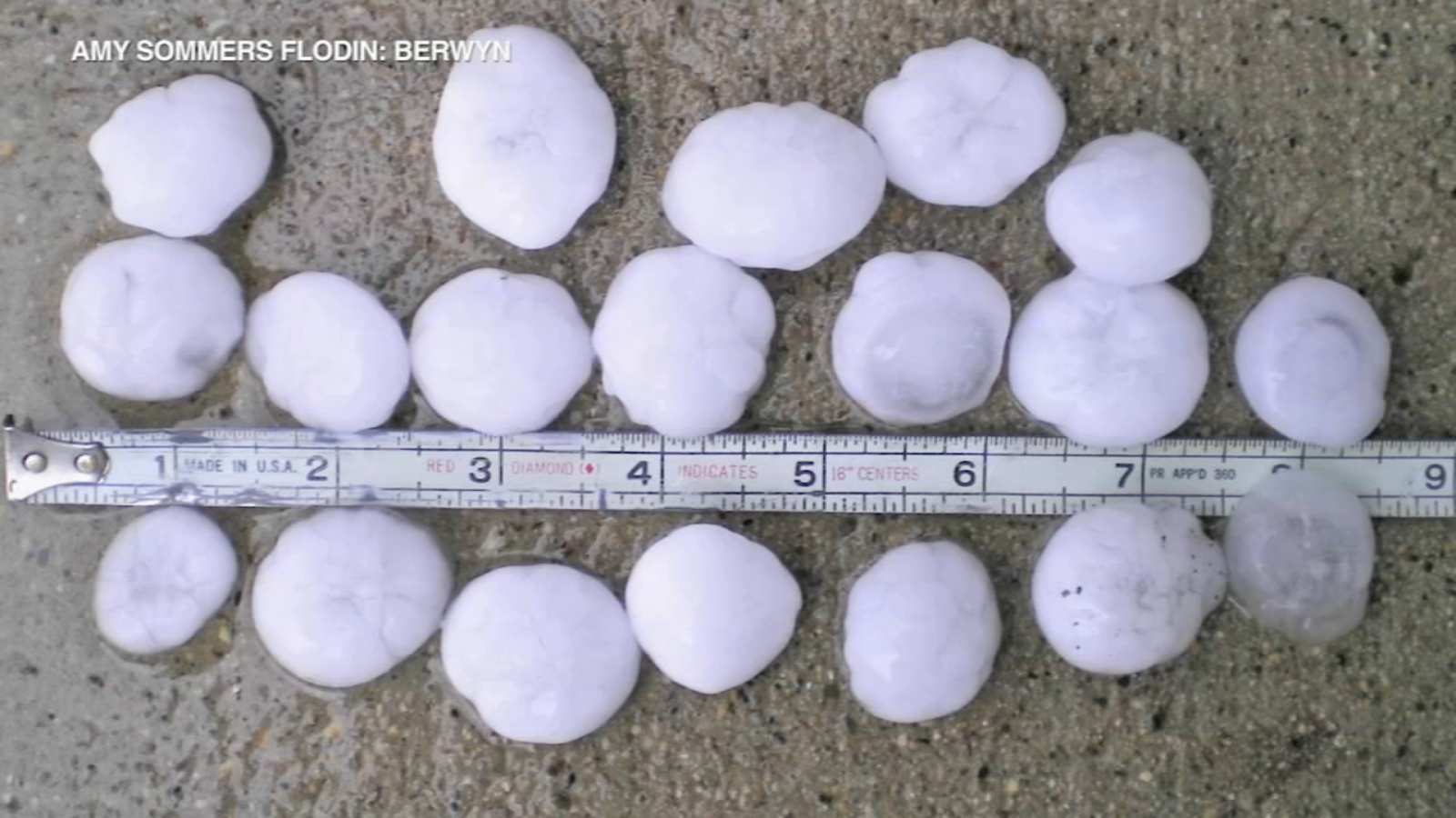 Chicago Weather: Severe storms Saturday brought hail, flooding - ABC7 ...