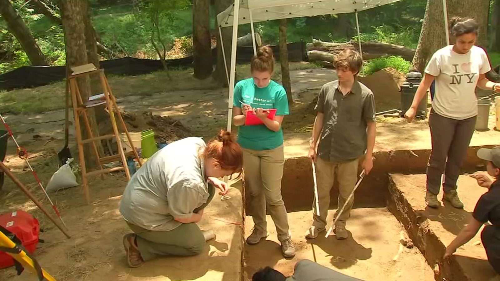Archaeological excavation underway along Eno River where Native ...