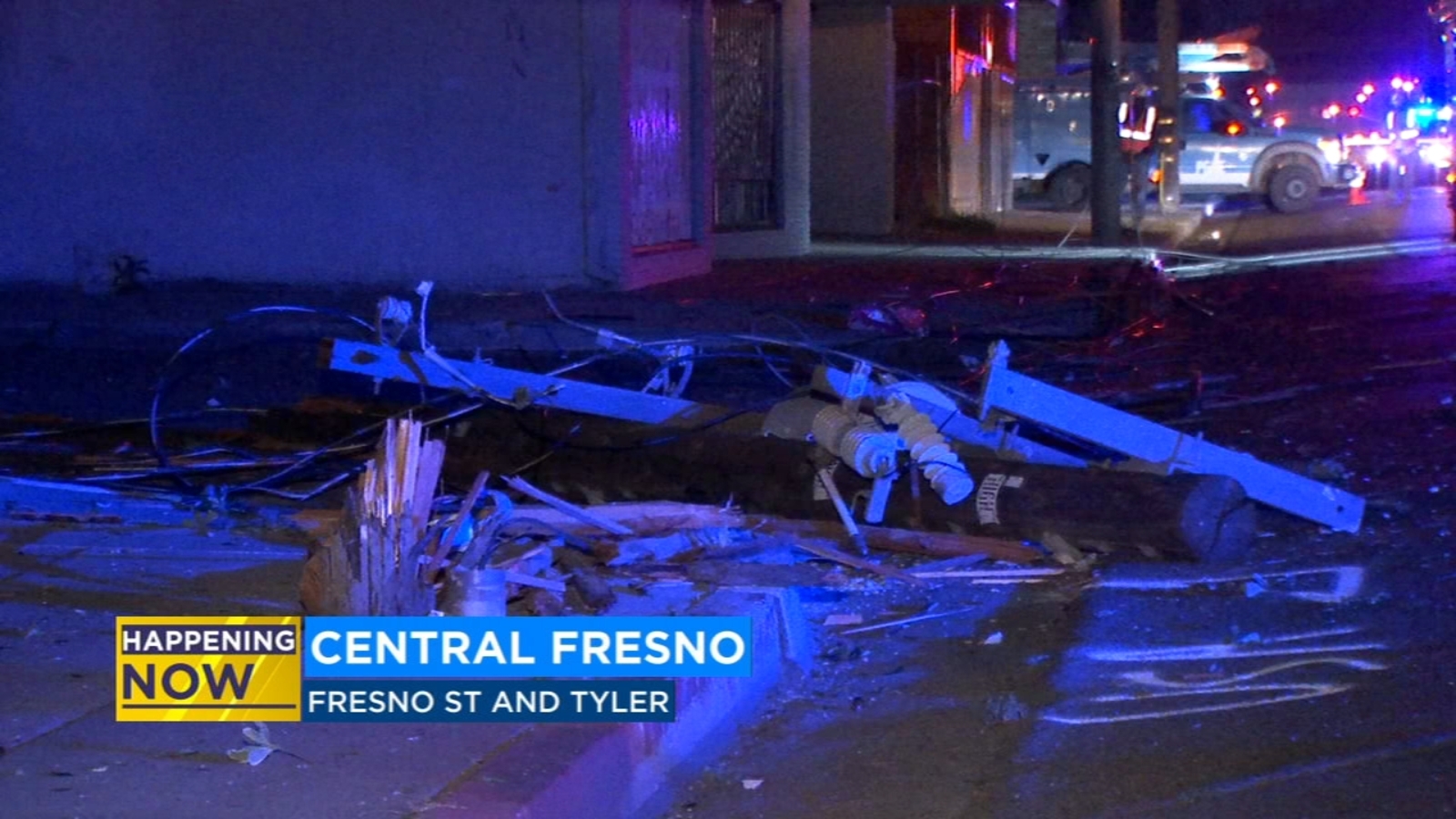 Dui Crash Leaves Residents Without Power Shuts Down Roadway In Central