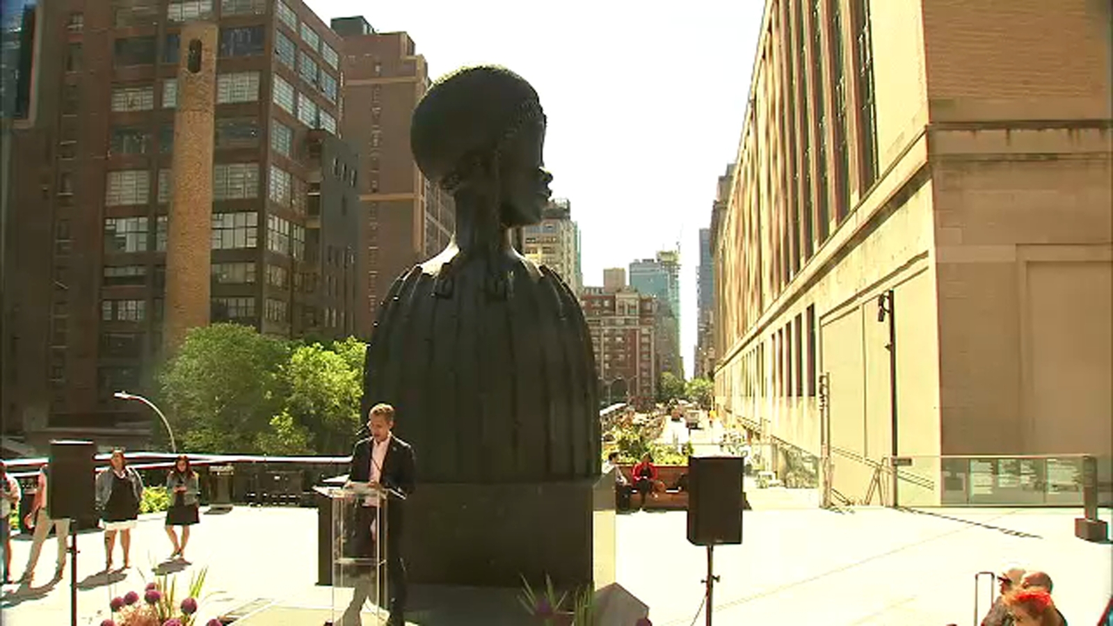 Check out The Spur, the final section of the High Line, now completed ...