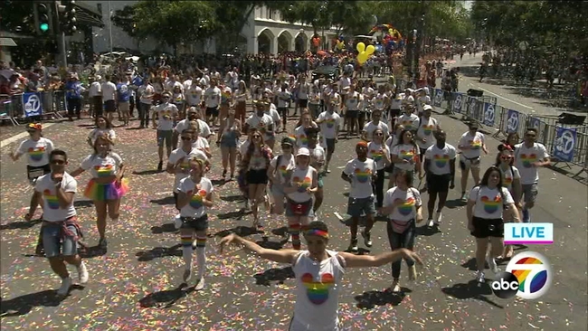 Los Angeles Pride Parade Draws Thousands Of Revelers To West Hollywood