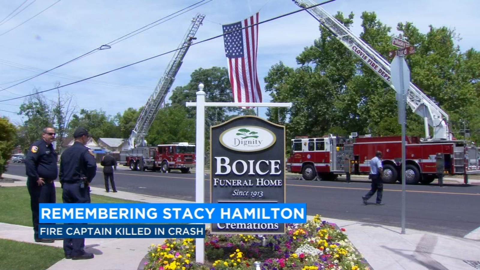 Procession honors CAL FIRE Captain Stacy Hamilton killed in car crash ...