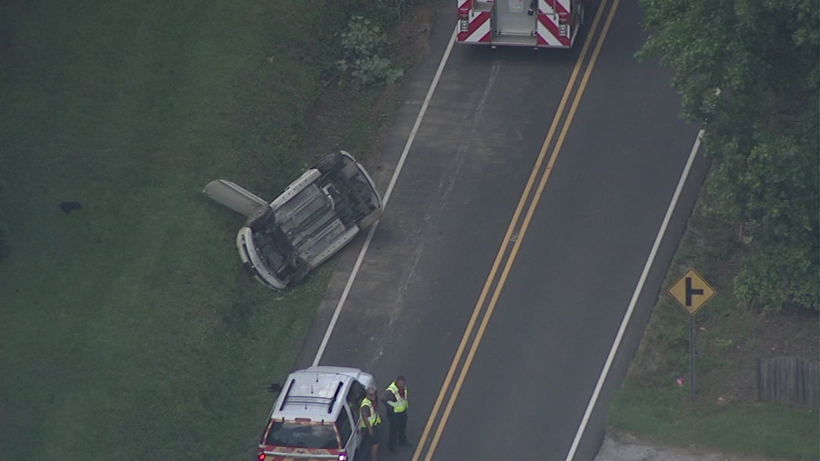 1 injured in rollover crash on Wake County road - ABC11 Raleigh-Durham