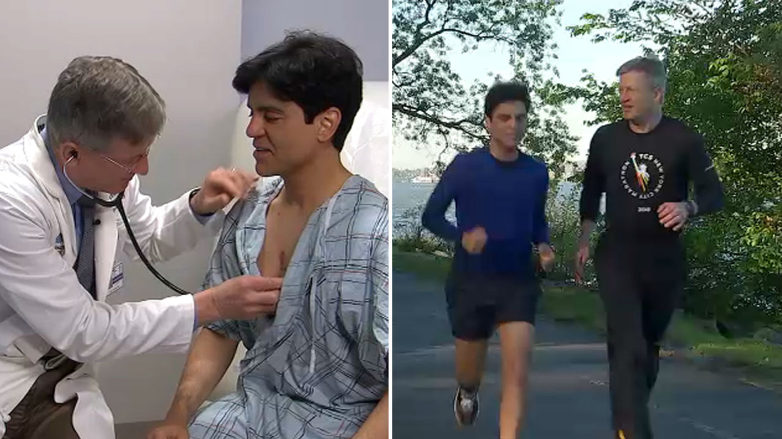 NYC man gets 2nd chance at life after heart attack while running - ABC7 ...