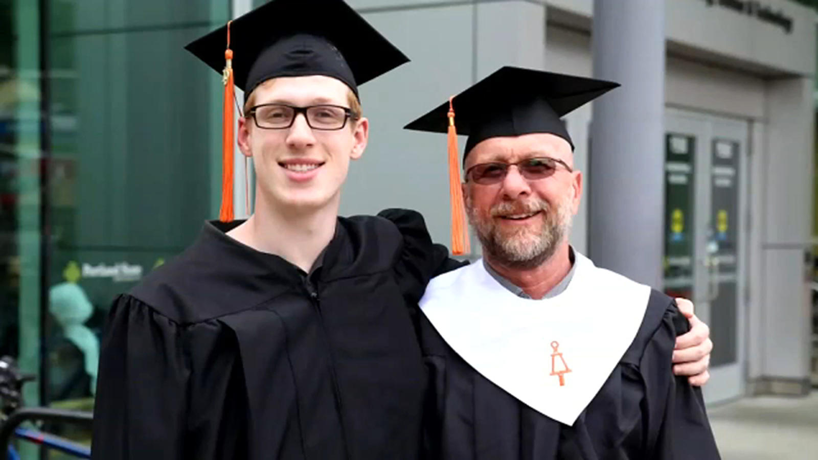 Father and son graduate together from Portland State University - ABC7 ...