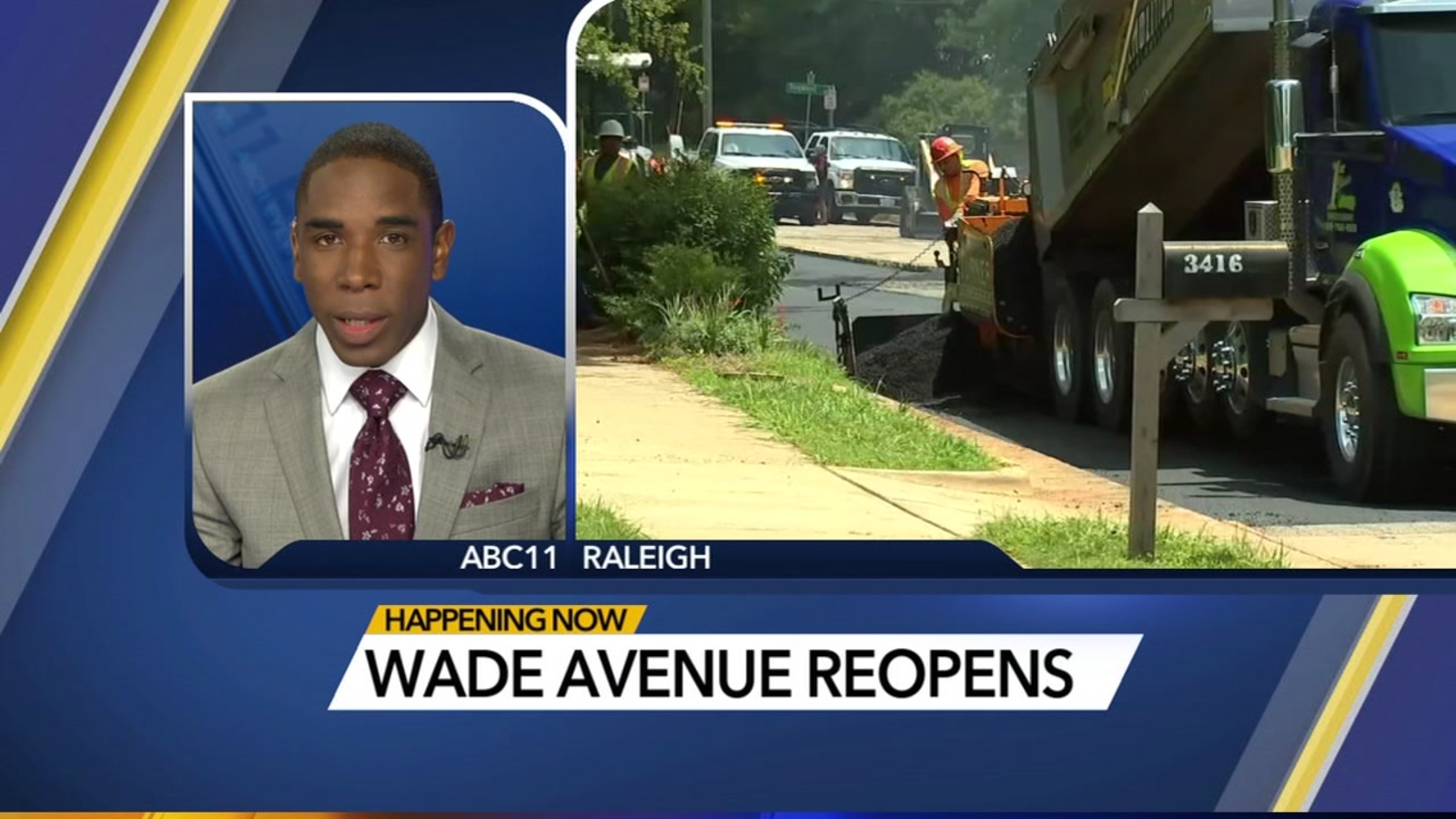 Part of Wade Avenue flooded due to water main break - ABC11 Raleigh-Durham
