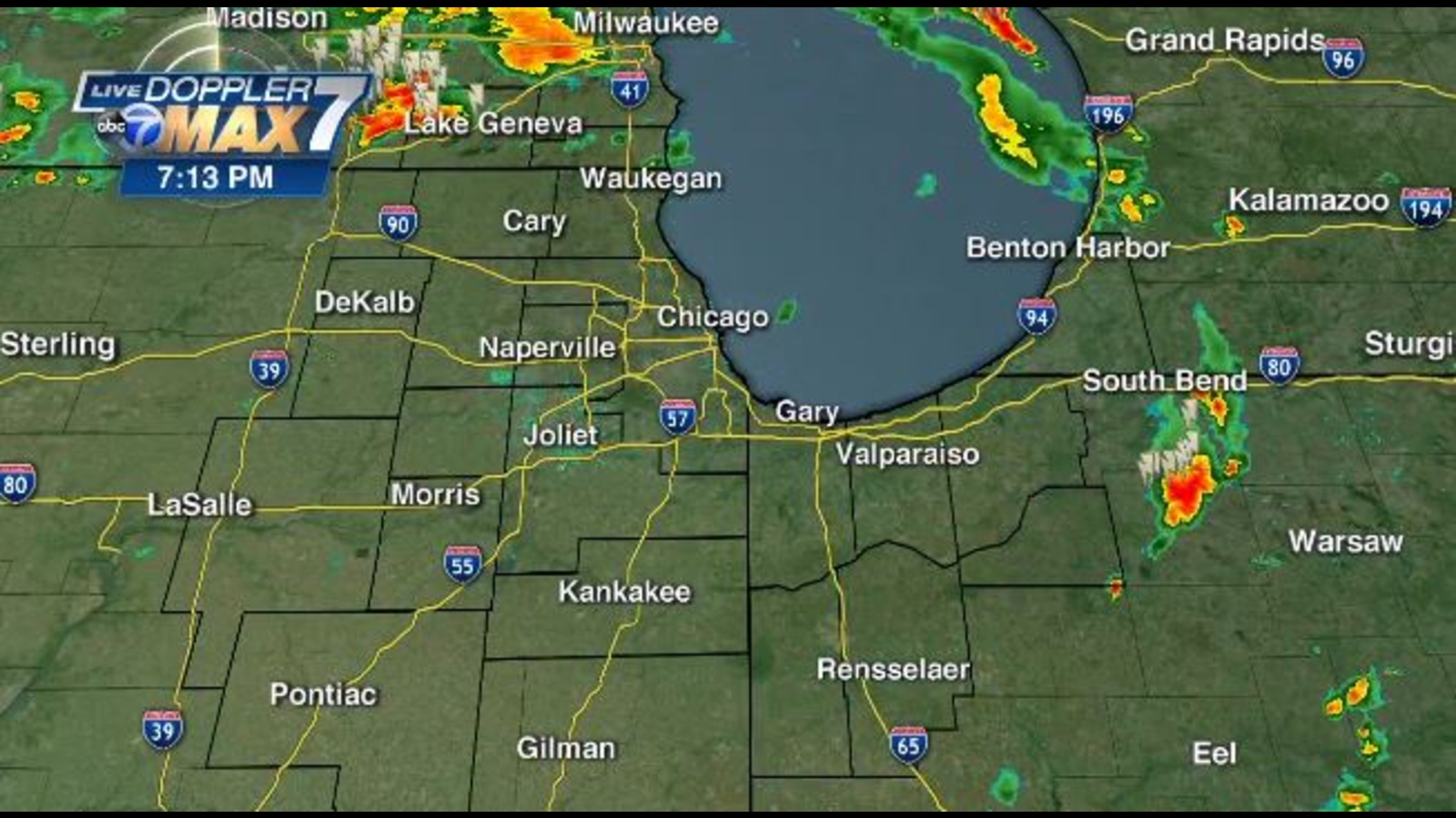 Chicago Weather: Storms roll through Chicago area Monday afternoon ...