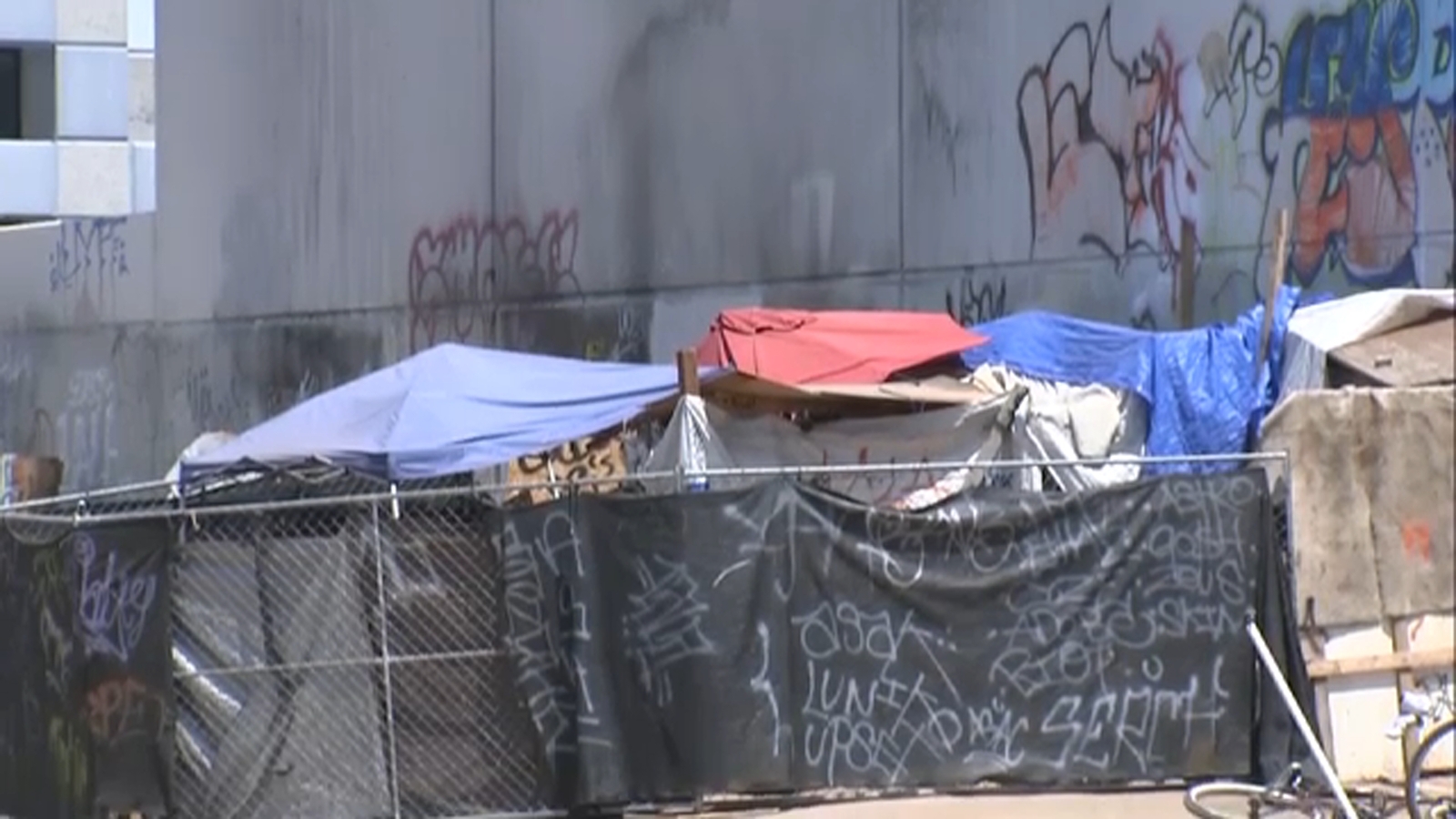 Hundreds of homeless people living near industrial park in Riverside ...