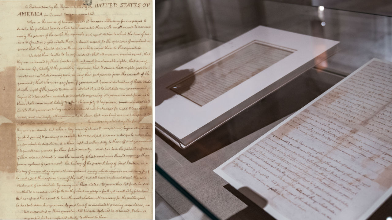 Image Of Declaration Of Independence