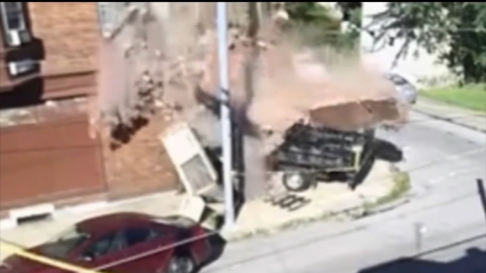 Truck crashes through East Mount Airy house causing it to collapse ...