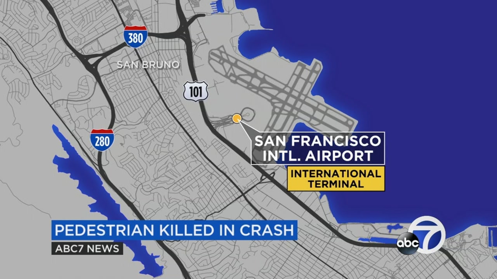 Crash at SFO: Pedestrian killed, 2 others collision at San Francisco ...
