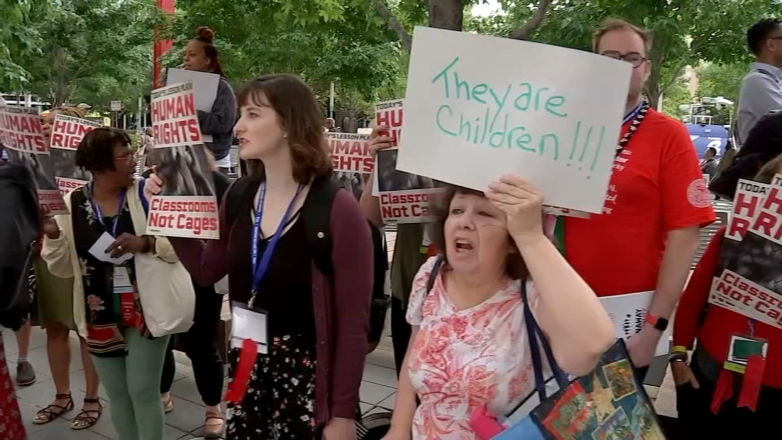 Protesters in Houston call for closure of immigrant detention centers ...