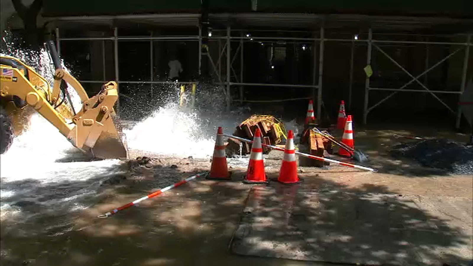 7 buildings without water after water gushes on Upper West Side street ...