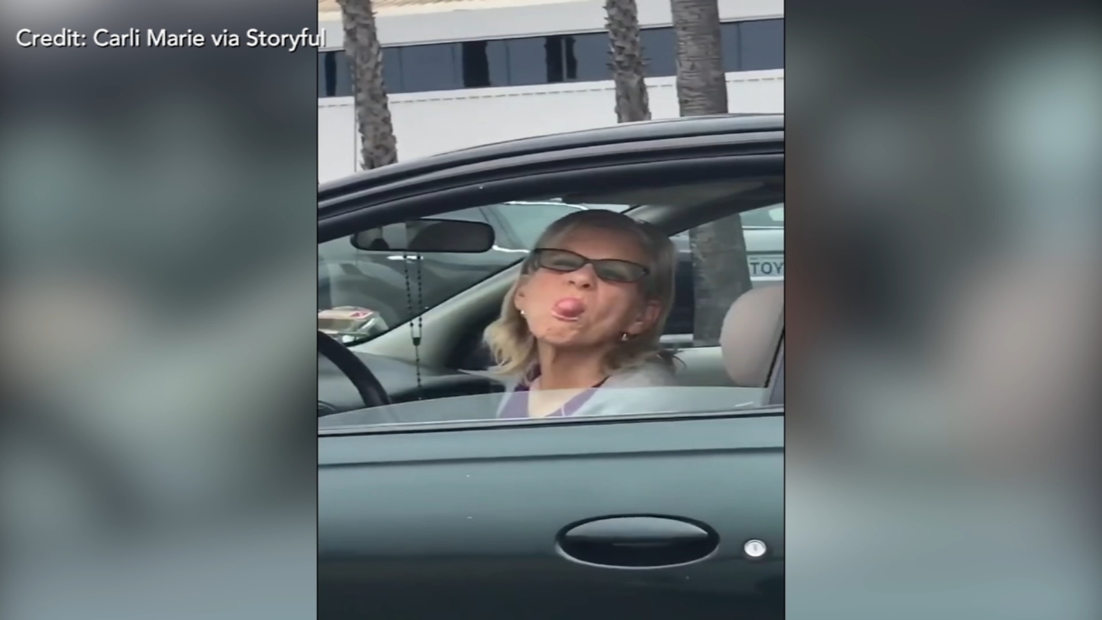 'Sorry, darling!' Friendly road rage incident caught on camera - ABC11 ...