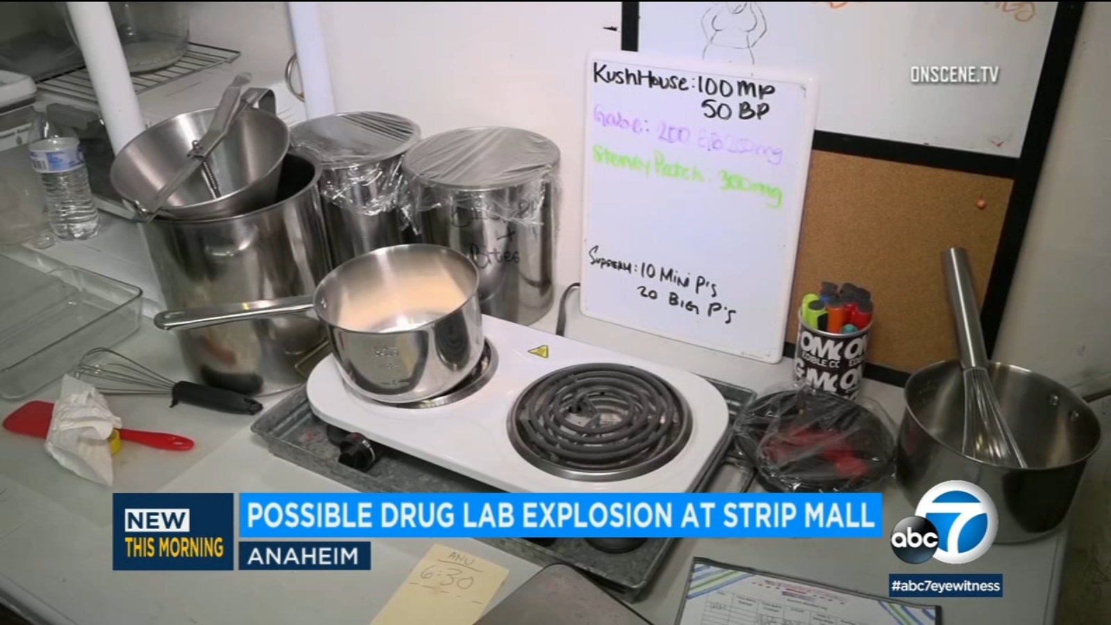 Explosion destroys possible drug lab in Anaheim - ABC7 Los Angeles