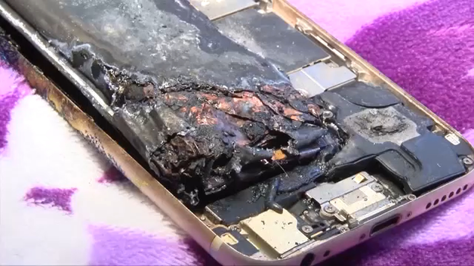Kayla Ramos of Bakersfield, California says her iPhone 6 exploded and ...