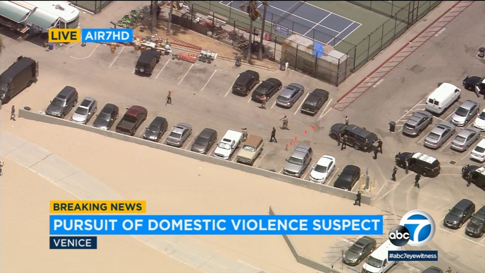 Possibly Armed Domestic Violence Suspect Leads Police On Chase Through