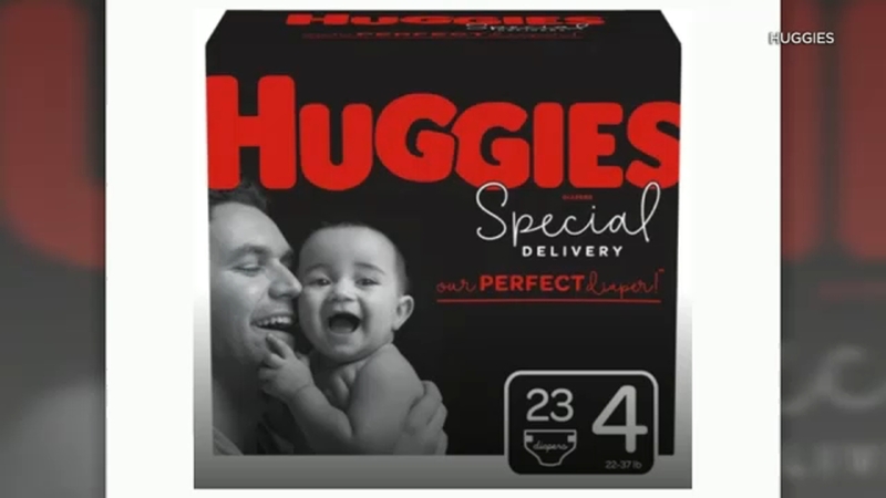 Huggies displays dads on diaper boxes for first time - ABC7 San Francisco