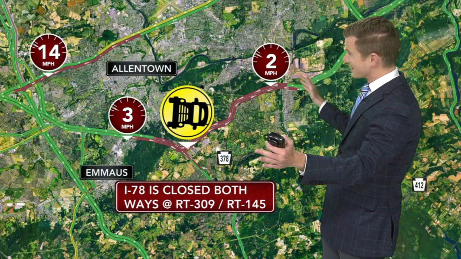 I-78 reopens after fatal tractor-trailer crash, fire in Lehigh Valley - 6abc Philadelphia