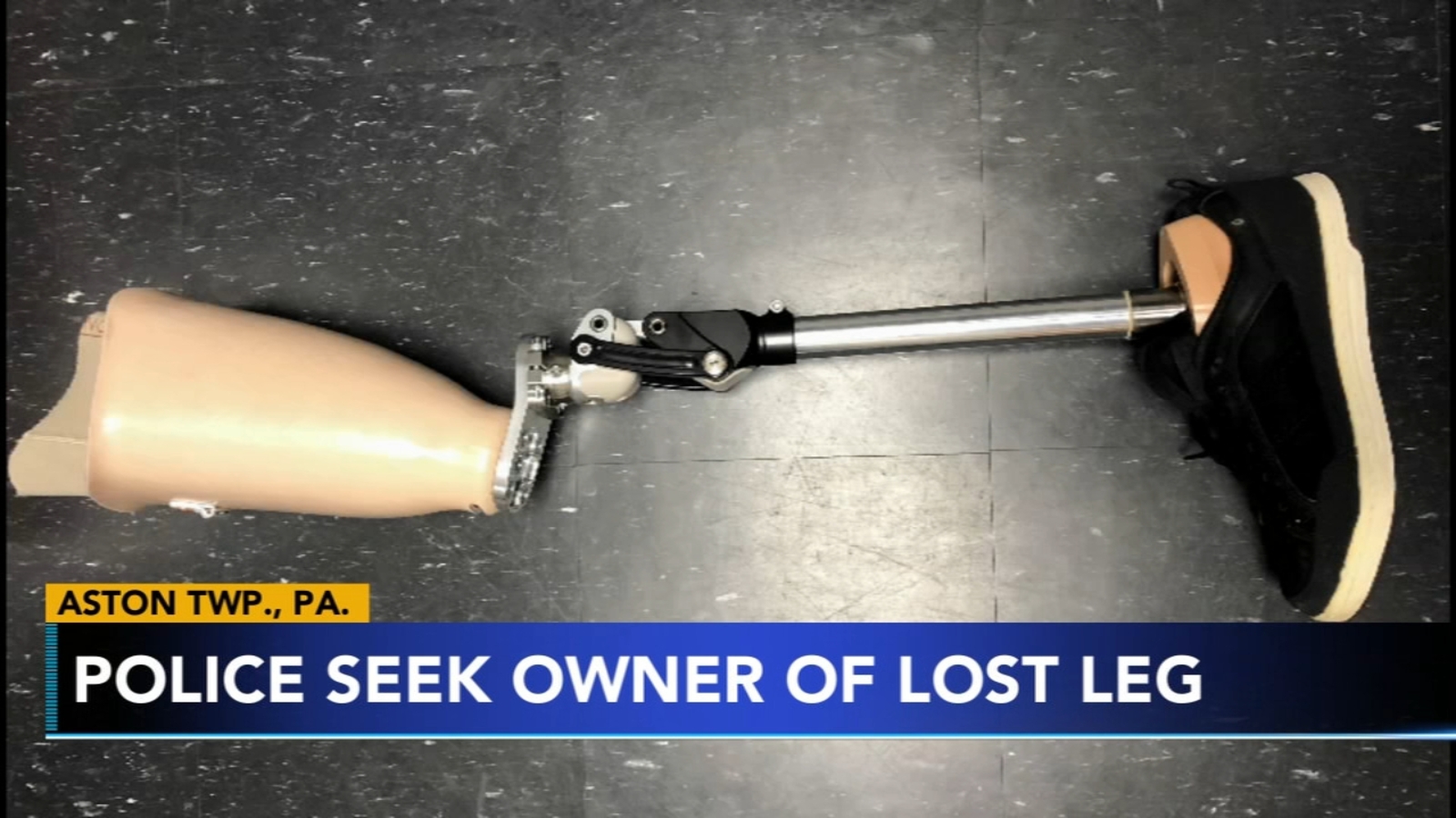 Aston Township police searching for owner of missing prosthetic leg ...