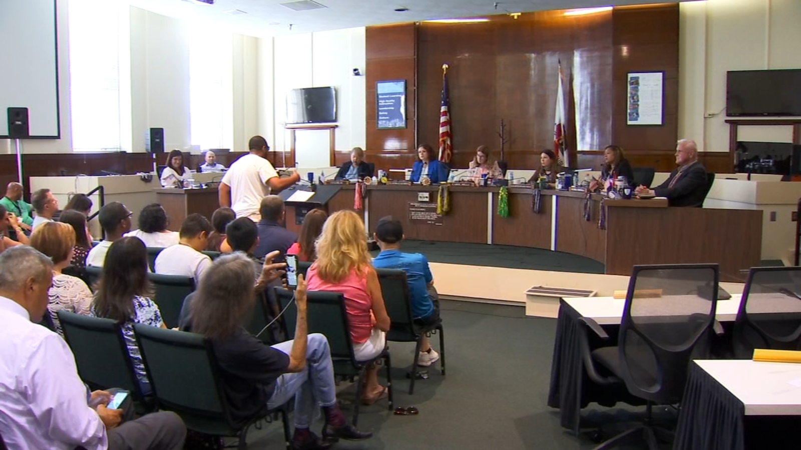 Parents voice their concerns about Fresno Unified trustee's actions at ...