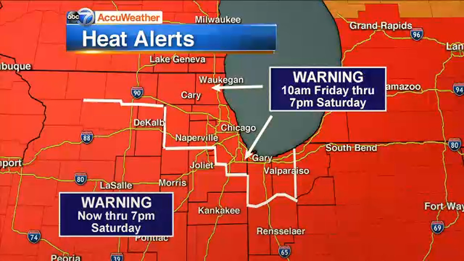 Chicago Weather City Braces For Dangerous Heat Excessive Heat Warning