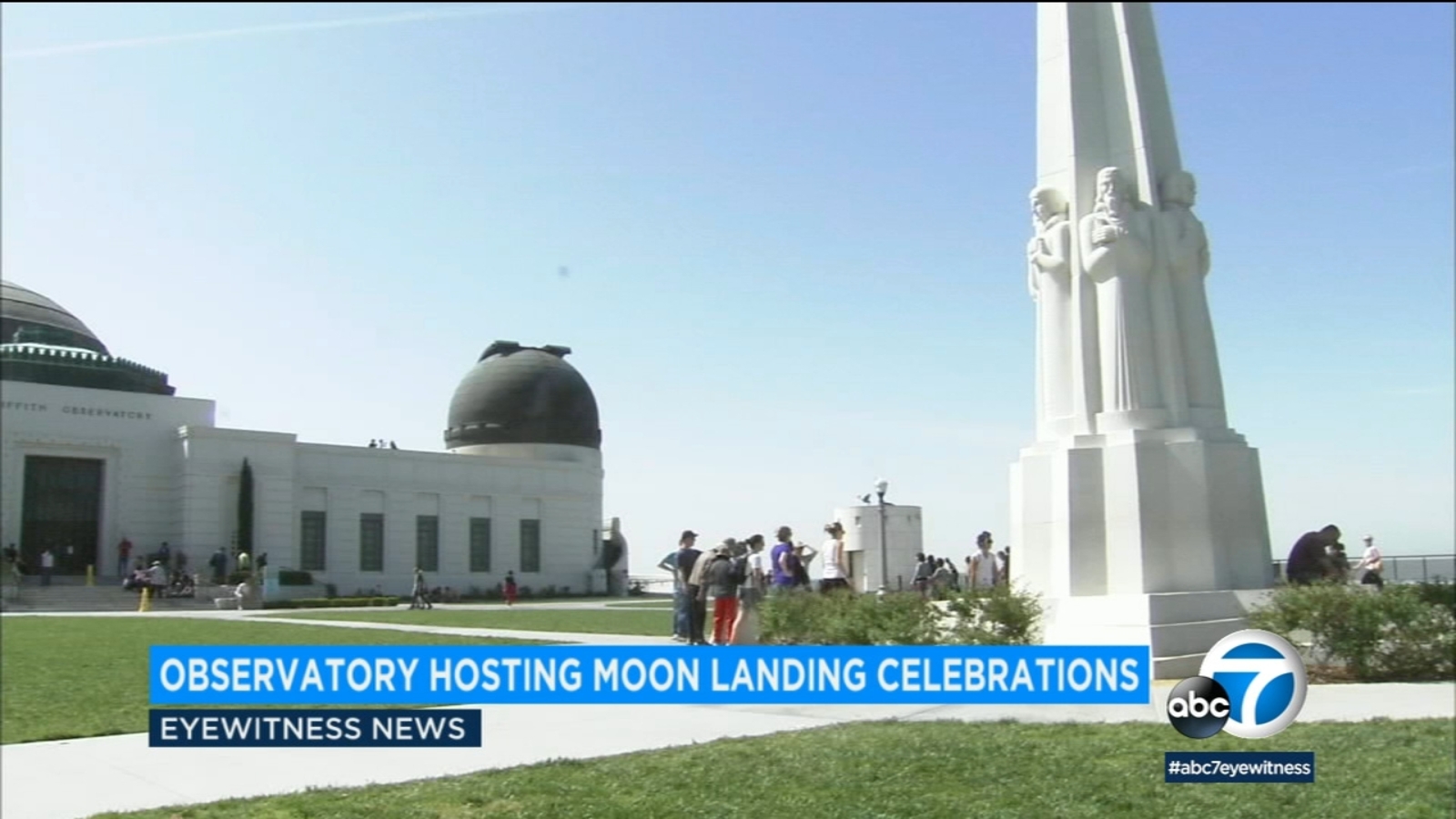 Griffith Observatory hosts moon landing celebrations - ABC7 Los Angeles