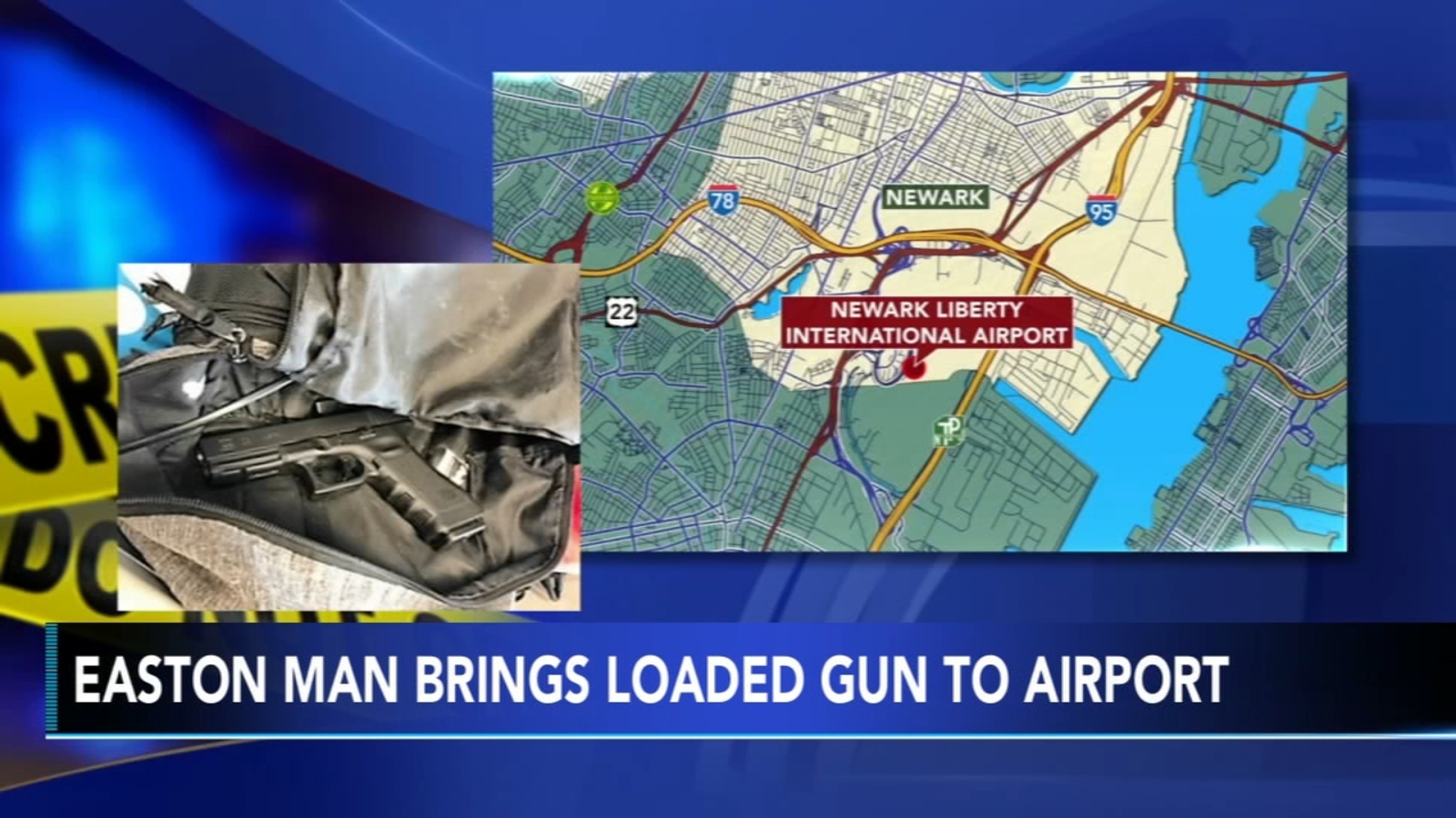 Man arrested after TSA workers find loaded gun at Newark airport - 6abc ...