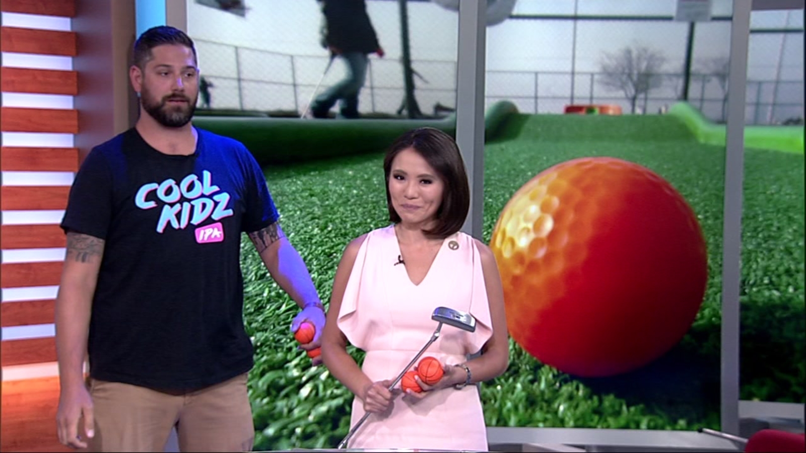 Bay Area 'Holey Moley' contestant plays on ABC7's Midday Live - ABC7 ...