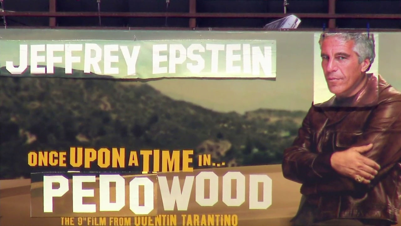 'Once Upon a Time in Hollywood' billboard in Los Angeles vandalized ...