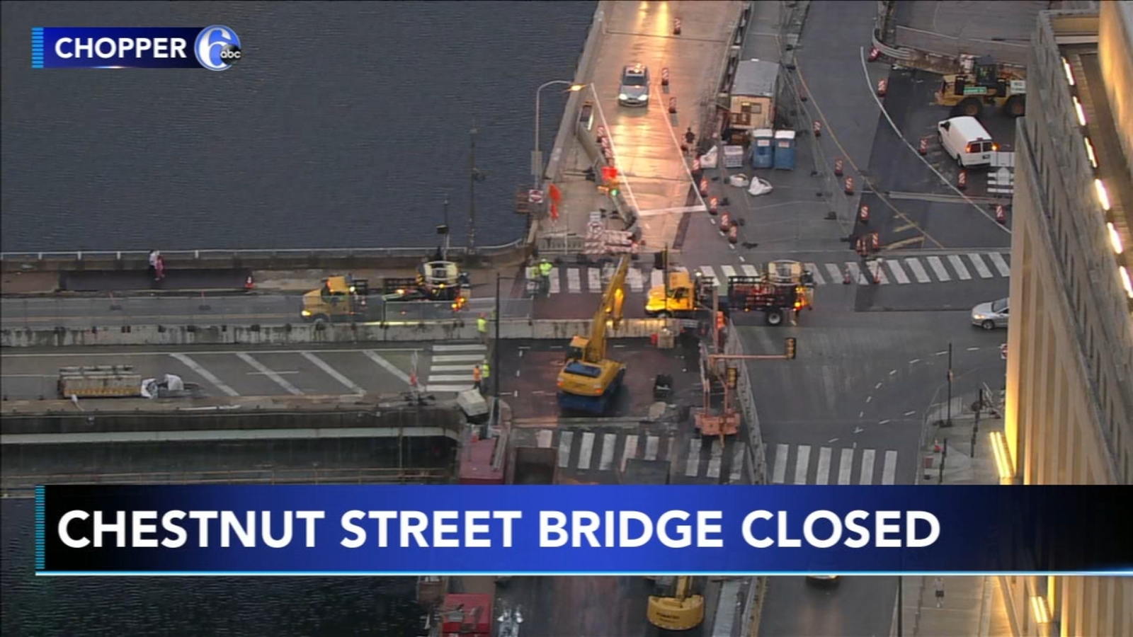 Philadelphia Traffic Alert: Chestnut Street Bridge closed to traffic ...